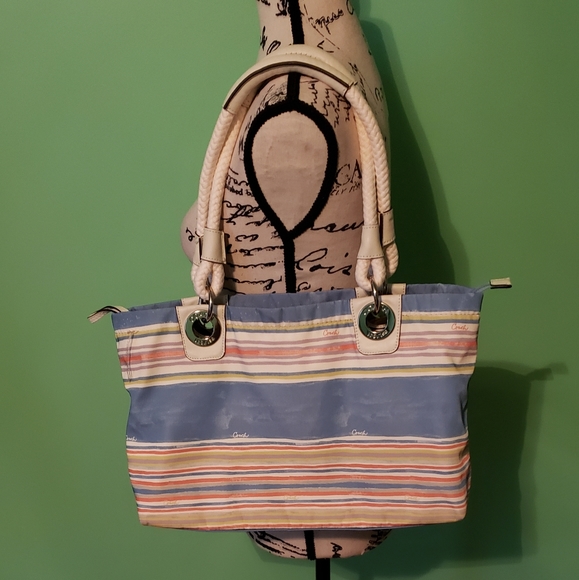 Coach | Bags | Coach Nautical Beach Multi Striped Purse | Poshmark